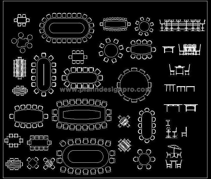 Download Free Office Table & Executive Desk CAD Blocks